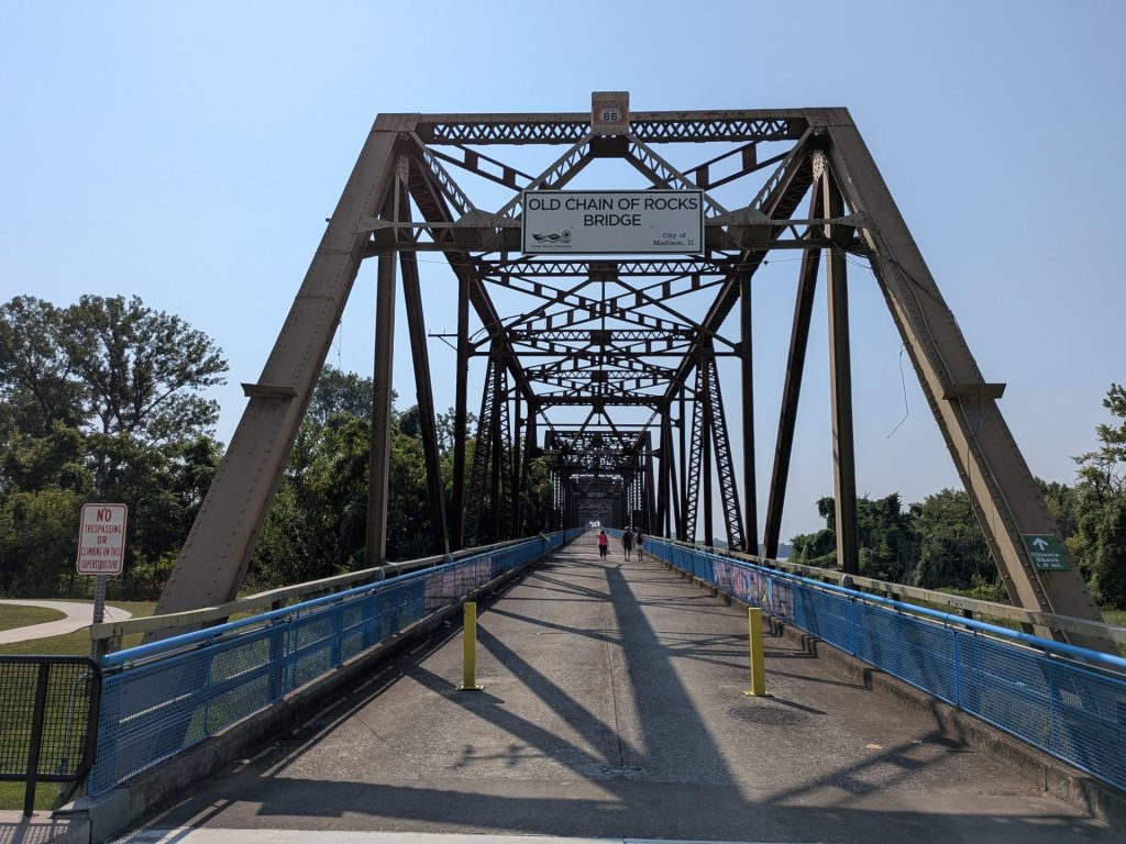 Old Chain of Rocks Bridge: History With Upgraded Security Along the ...
