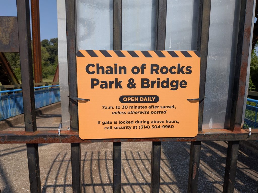 Old Chain of Rocks Bridge: History With Upgraded Security Along the ...